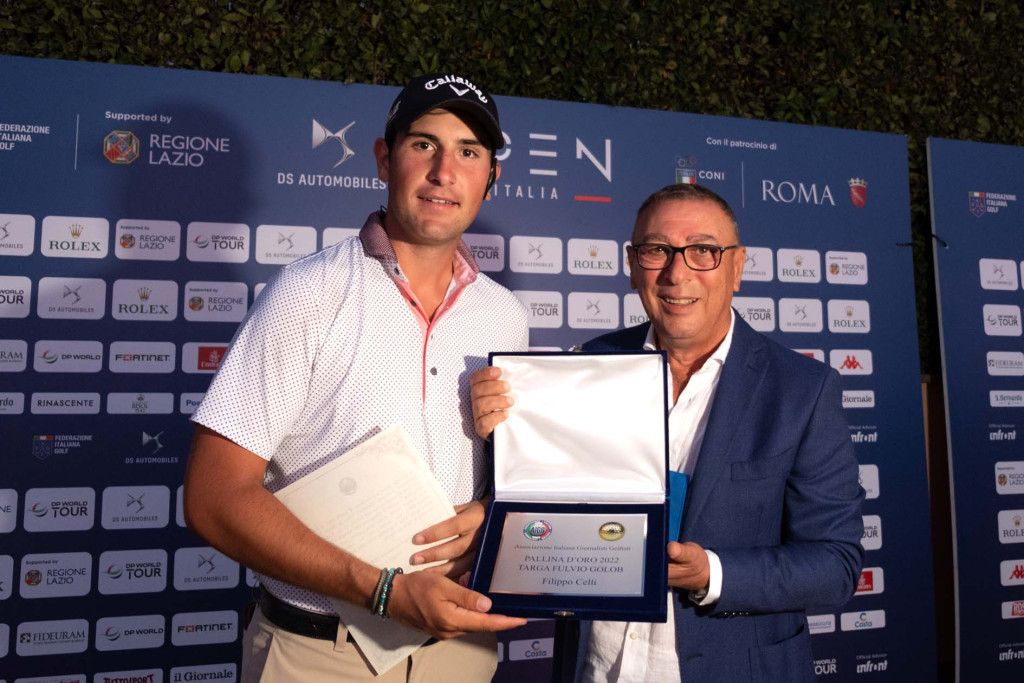 A Filippo Celli la Pallina d’Oro AIGG - Federgolf